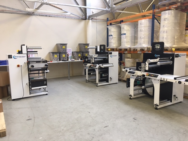 Triple installation of New BGM machines at Labelaid | Bar Graphic Machinery